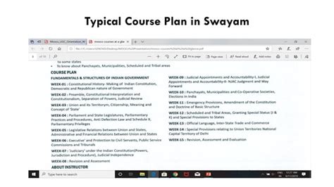 Moocs In Indian Context An Overview Ppt