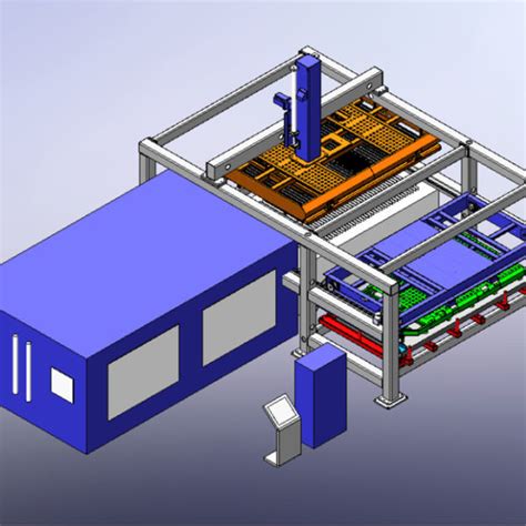 Automatic Sheet Loading And Unloading Cnc Fiber Laser Cutting Machines