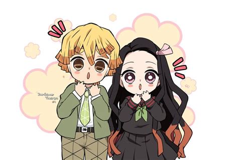 Save And Follow Nezuko Kamado • Zenitsu Agatsuma Demon Slayer