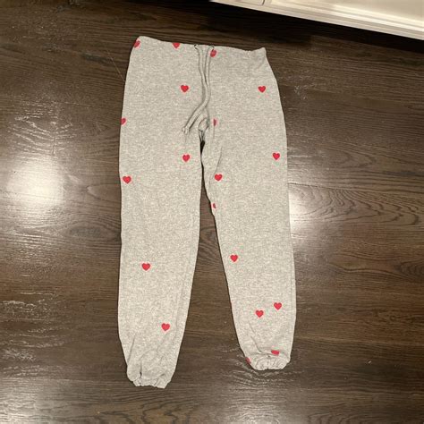 Chaser Heart Sweatpants Size Xs Comfy Trendy Depop