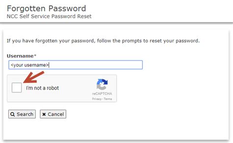 Managing Your NCC Password Information Technology Services