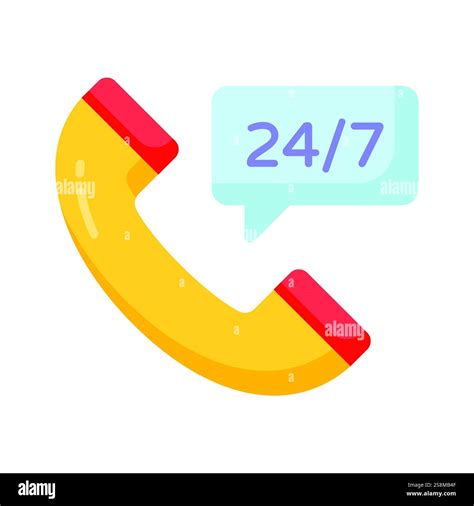 Support Service Icon Customer Consultation Vector Call Center Helpline Hotline Stock Vector