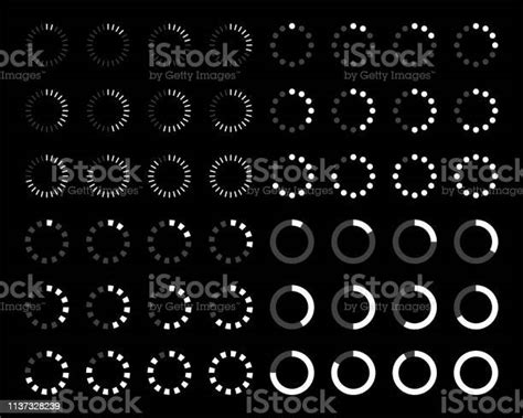 아이콘을 로드 합니다 부하 집합입니다 아이콘을 업로드 합니다 로드 막대 로더 세트 벡터 개체 그룹에 대한 스톡 벡터 아트 및 기타 이미지 Istock