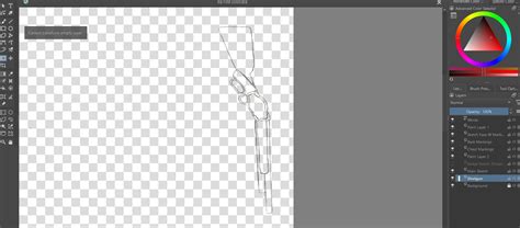 Krita Wont Let Me Edit A File And When I Try To Move Layers It Says