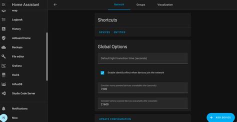Zha Controller Missing Functionality After Update Zigbee Home Assistant Community