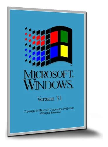 Placa Decorativa Microsoft Windows Antigo A3 42 X 30 Cm Parcelamento