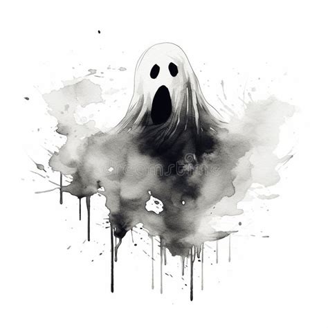 Halloween Ghost Tribal Stock Illustration Illustration Of Clownhouse