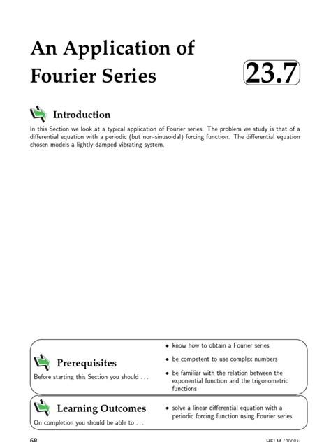 Pdf 23 7 Applicatn Fourier Series Dokumen Tips