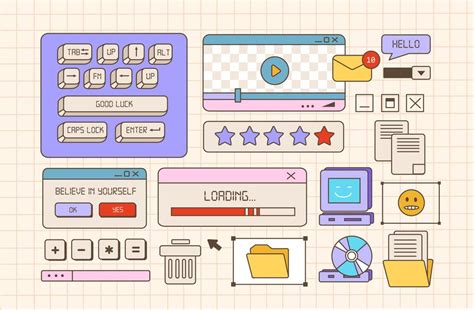 Old User Interface Vector Art Icons And Graphics For Free Download