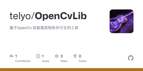 Github Telyoopencvlib 基于opencv 封装裁剪矩形并矫正的工具
