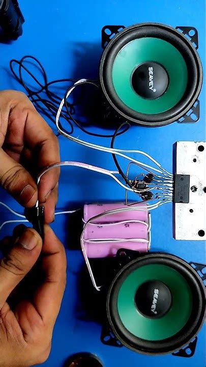 Diy Amplifier How To Make Amplifier Without Pcb Tda7297 Ic Amplifier Shorts Youtube