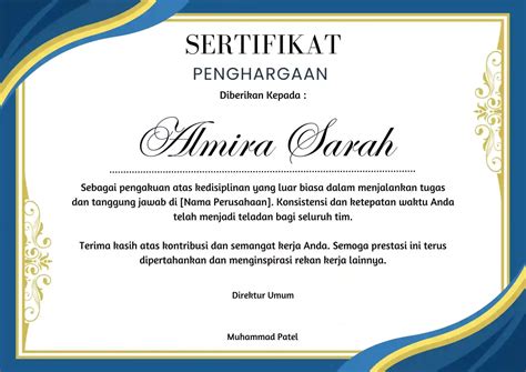 5 Contoh Sertifikat Penghargaan Karyawan Terbaik Sebagai Motivasi Pluxee