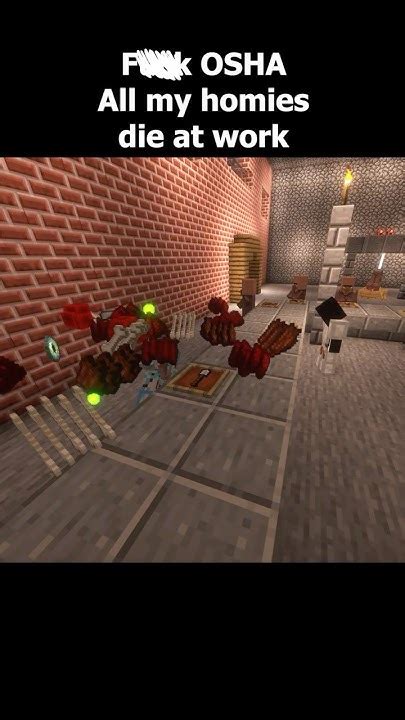 F Osha All My Homies Die At Work Minecraft Oshaviolation Funny