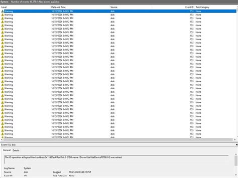 Non Stop Disk Io Errors In A Vm Windows Spiceworks Community