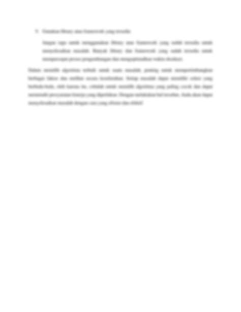 SOLUTION Cara Menentukan Algoritma Terbaik Untuk Suatu Masalah Studypool