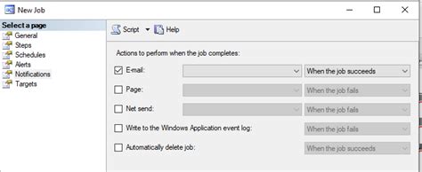 job schedule pada sql server dengan ssms dan query agung tutorial
