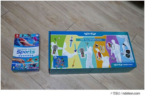 닌텐도 스위치 스포츠 더 재미있게 7종 스포츠 악세사리 올인원 세트