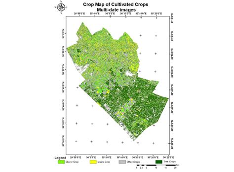 The Classified Multi Date Landsat 8 Oli Image Download Scientific