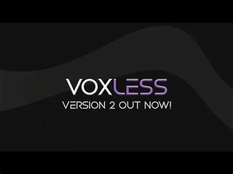 Voxless Real Time Vocal Extraction Plugin For Daws