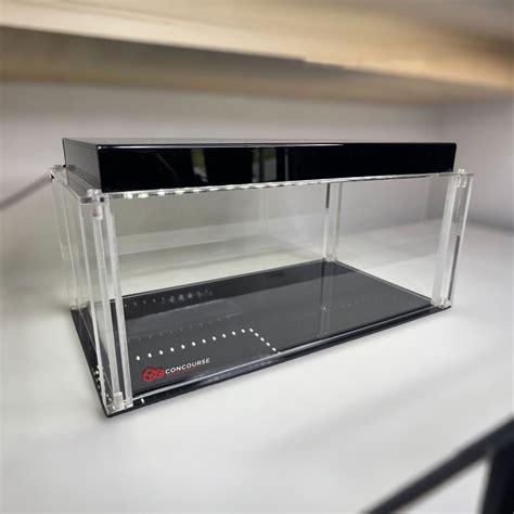 Display Case LED Sliding Front USB Connection 1 18 Concourse Display Systems