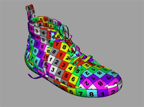 A Very Clean And Efficient Example Of Uv Layout On An Organic Model Note How The Checker