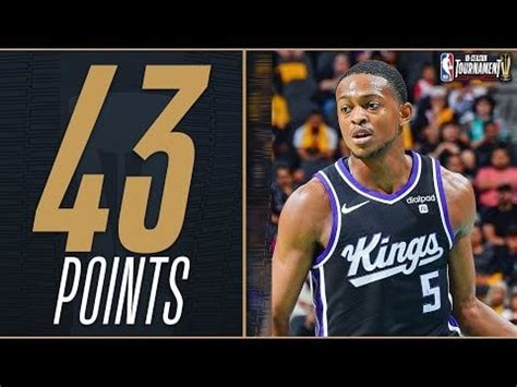 De'Aaron Fox Drops 43 POINTS 🔥🏆 | November 17, 2023 : r ...