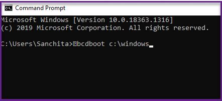 BCD Missing Files In Windows 10 Error How To Resolve
