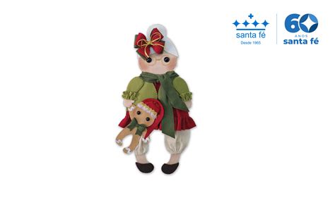 Mamãe Noel Raidy Alves Feltros Santa Fé