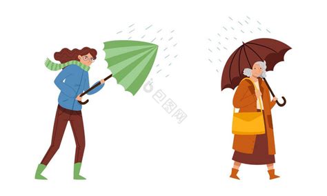 卡通刮风图片 卡通刮风素材免费下载 包图网