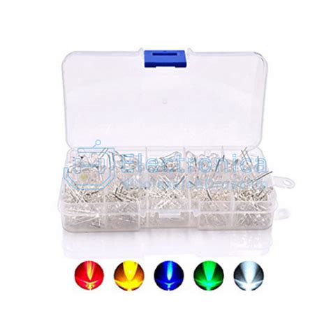 Pcs MM MM Transparent LED Kit MM Each Colour Pcs MM Each Colour Pcs JH B B