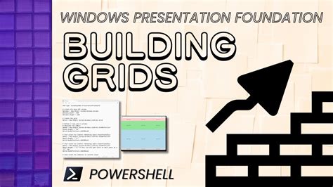 PowerShell GUI Basics Building Grids With WPF YouTube