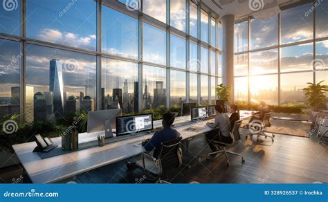 Office Space Vector Line Icons Set Workplace Cubicle Desk Meeting