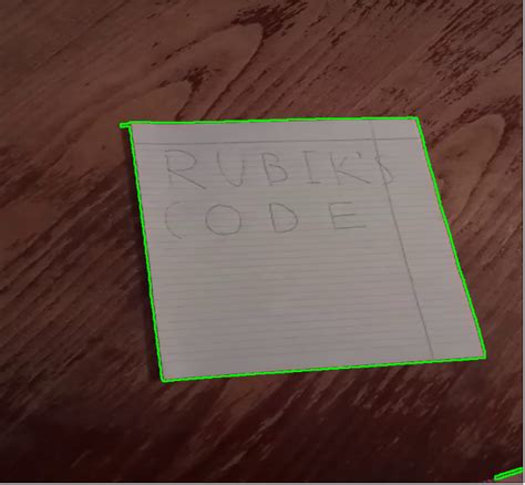 Document Scanner With Opencv Using Video Footage