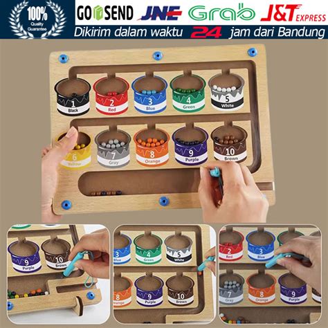 Jual Mainan Pemisah Warna Magnetic Mainan Edukasi Sorting Warna