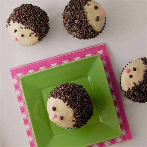 Maple Hedgehog Cupcakes Easybaked