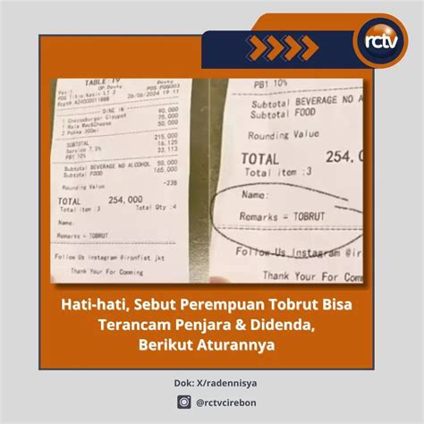 Wewara rctvcirebon - Belakangan ini istilah tobrut banyak digunakan di media sosial hingga dalam ...
