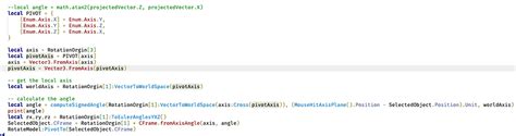 3d Relative Angles Scripting Support Developer Forum Roblox