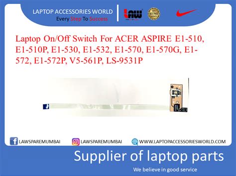 Laptop On Off Switch For Acer Aspire E E P E E E At Piece Grant