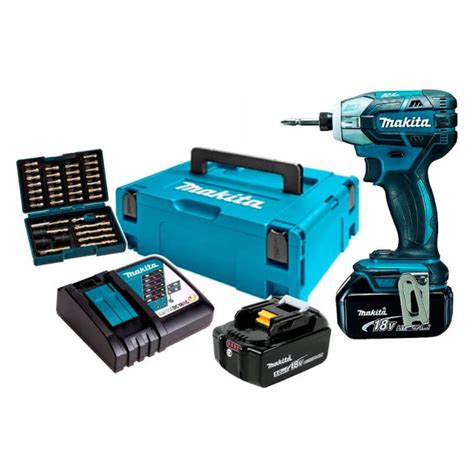 Акумуляторний ударний шуруповерт Makita DTS141RTJ1, 2 акб BL1850, з/п ...