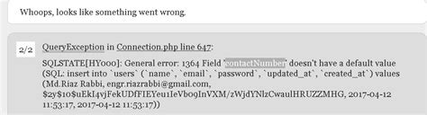 Mysql Database Error After Adding New Column Stack Overflow