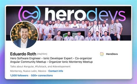 Eduardo Roth On Linkedin I Reached 1000 Followers On Linkedin 🎉