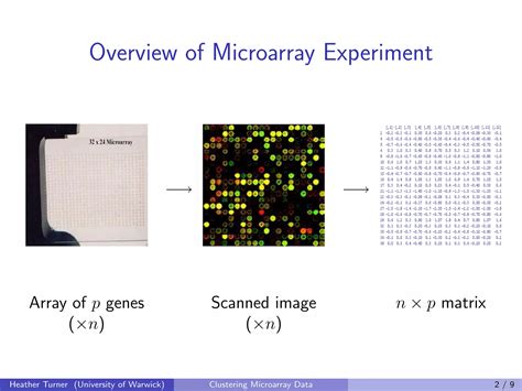 Clustering Microarray Data Pdf Biological Sciences Science