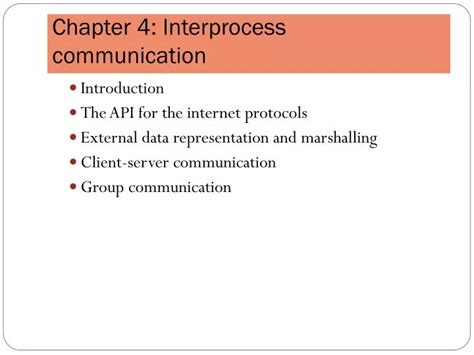 Ppt Chapter 4 Interprocess Communication Powerpoint Presentation Free Download Id 6156948