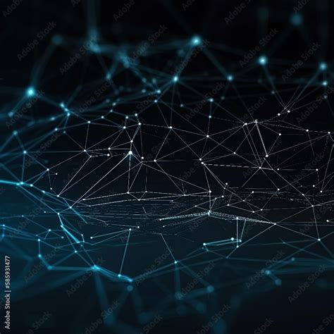 Abstract Digital Network Connection Background Big Data Background
