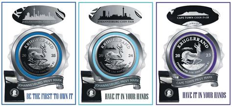 1 Oz 2023 2024 2025 Silver Proof 1oz Krugerrands With Cape Town And Johannesburg Coin Fair