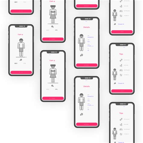Gender Selection UI Behance