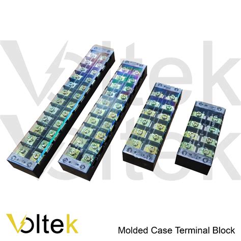 Terminal Block Molded Type Wire Connector For Electrical 45a 60a 100a 2 4 6 8 10 12 Pin