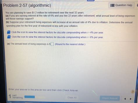 solved problem 2 57 algorithmic question help you are