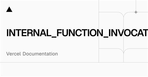 internal function invocation failed
