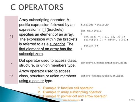 cprogrammingoperator ppt